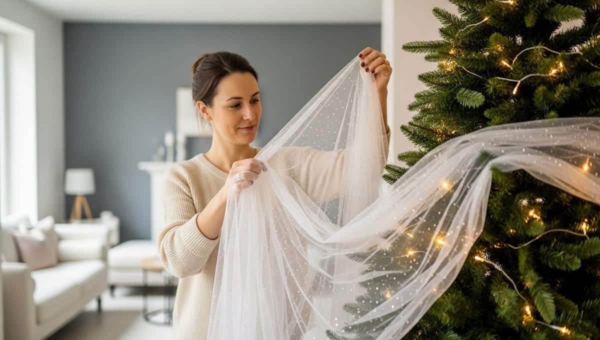 Sapin de Noël voilé : la tendance 2024 qui divise et comment l’adopter ...