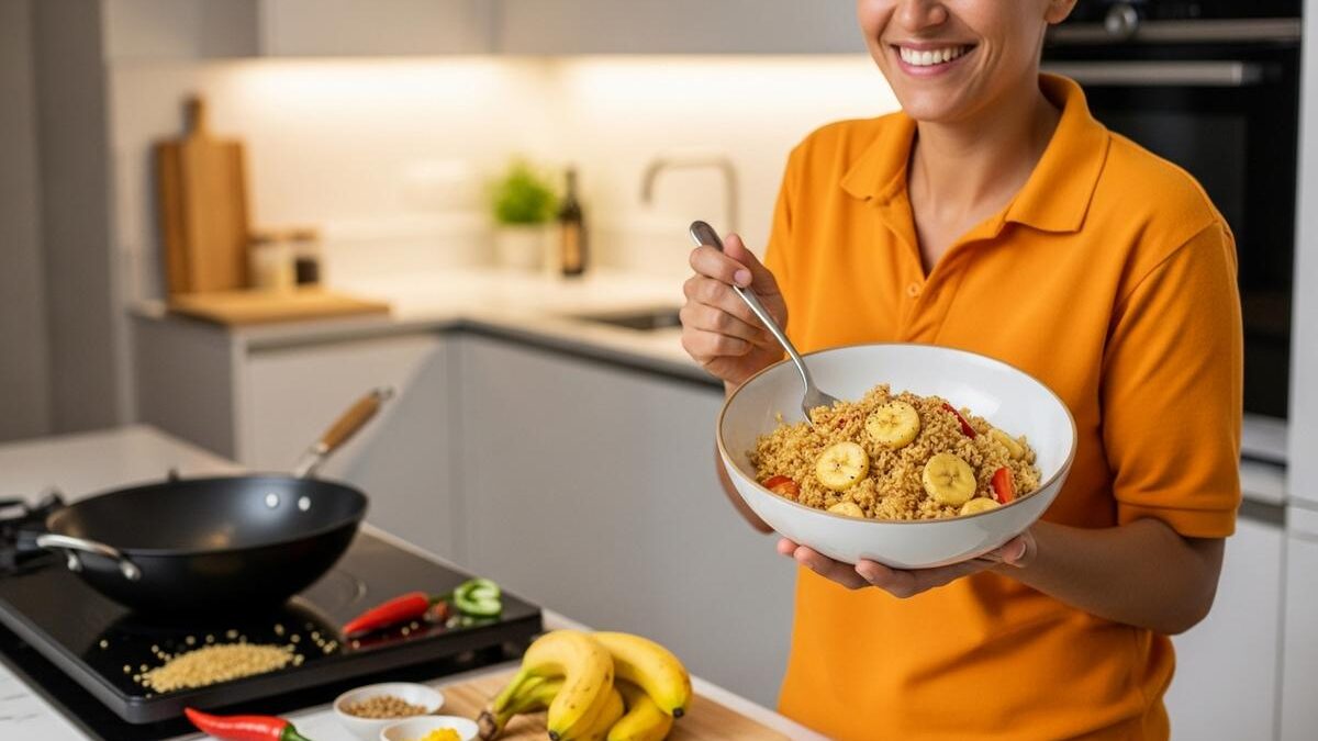 Riz sauté ananas-poivron : dîner tropical express et sans effort pour ...