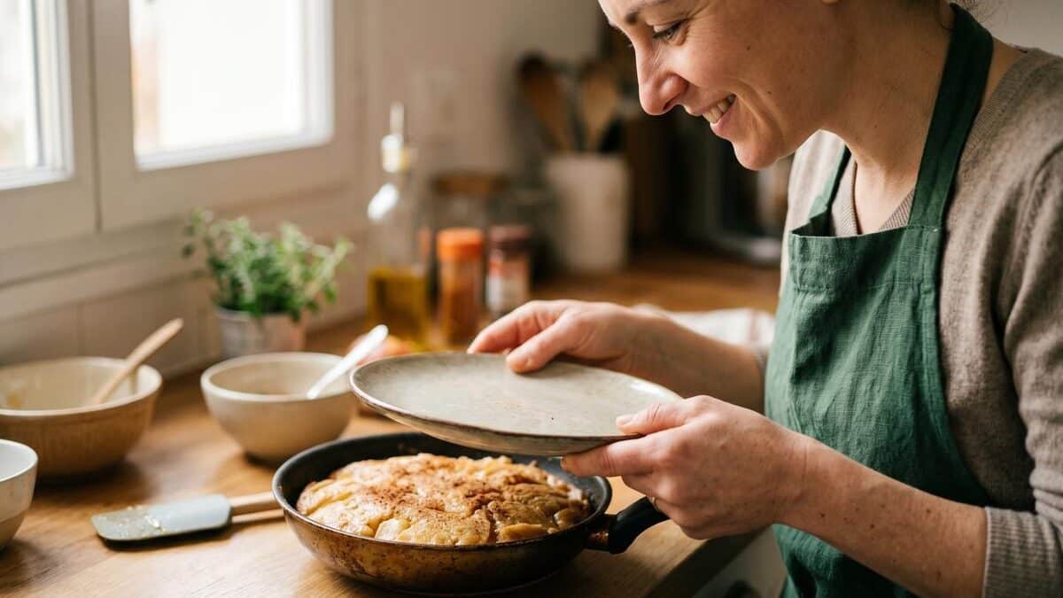 Je fais mon gâteau aux pommes sans allumer le four et il est moelleux ...