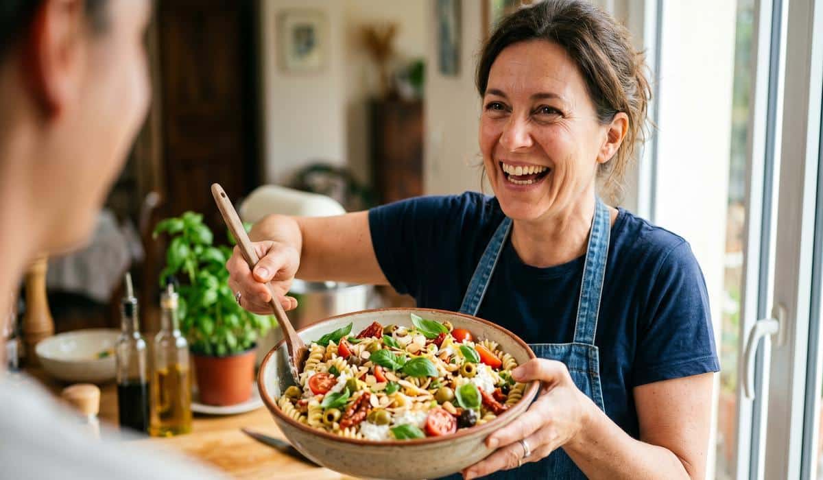 « Transformer vos maris en vrais chefs italiens » : la salade de pâtes ...